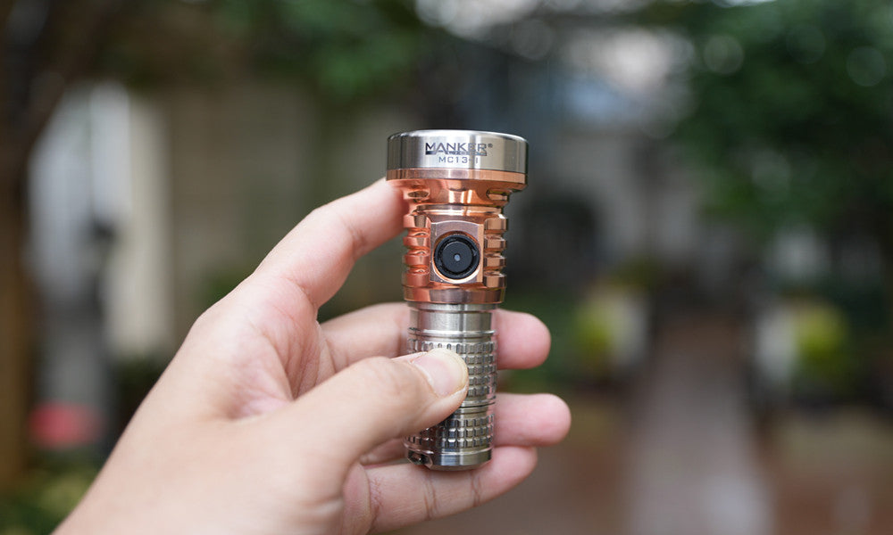 Manker MC13 II SBT90.2 LED Titanium & Copper 4500 Lumens ...