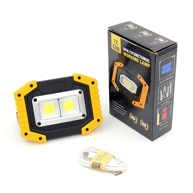 Helius Emergency Portable Square COB LED Work Light 800+Lumens ...
