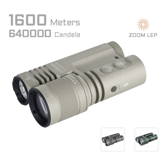 Acebeam Terminator M1 Dual Head LEP/LED Flashlight (Limited Edition) M ...