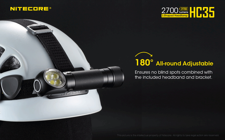 Nitecore HC35 Headlamp 2700 Lumens – BrightLumenshop.com