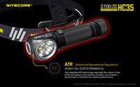 Nitecore HC35 Headlamp 2700 Lumens – BrightLumenshop.com