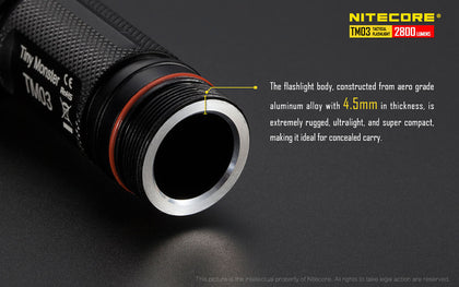 Nitecore TM03 Tactical Flashlight Online - Bright Lumens Shop ...